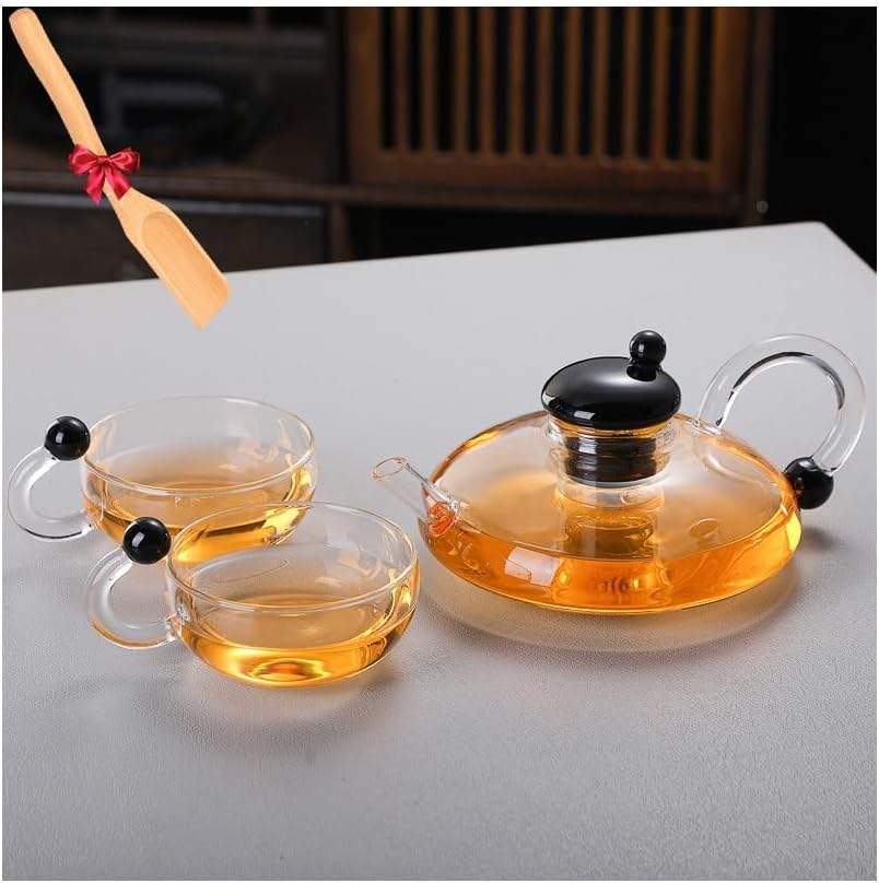 Sereno Filtration Teapot Set, Glass Teapot Set with Infuser Herbalist ...