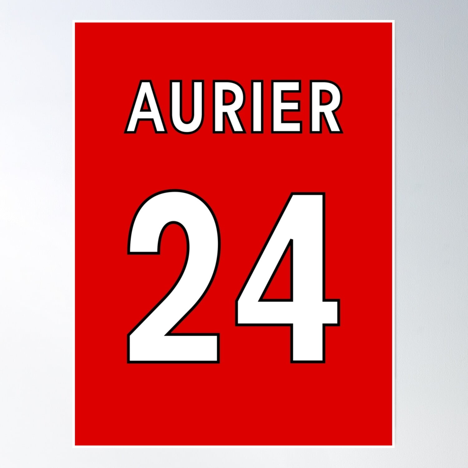 Serge Aurier Nffc Name And Number Poster Wall Art, Modern Wall Decor ...