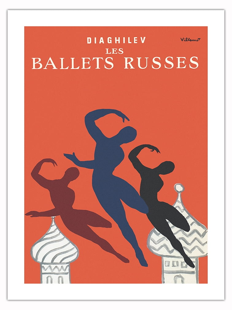 Serge Diaghilev’s The Ballets Russes - Vintage Dance Poster by Bernard ...