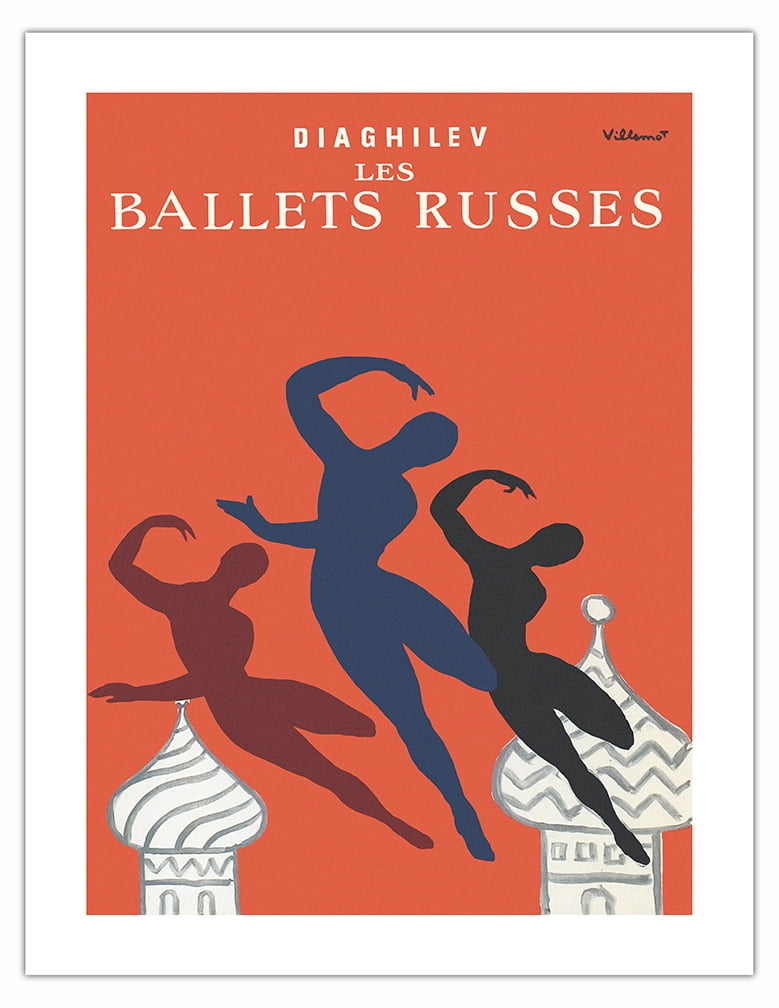 Serge Diaghilev’s The Ballets Russes - Vintage Dance Poster by Bernard ...