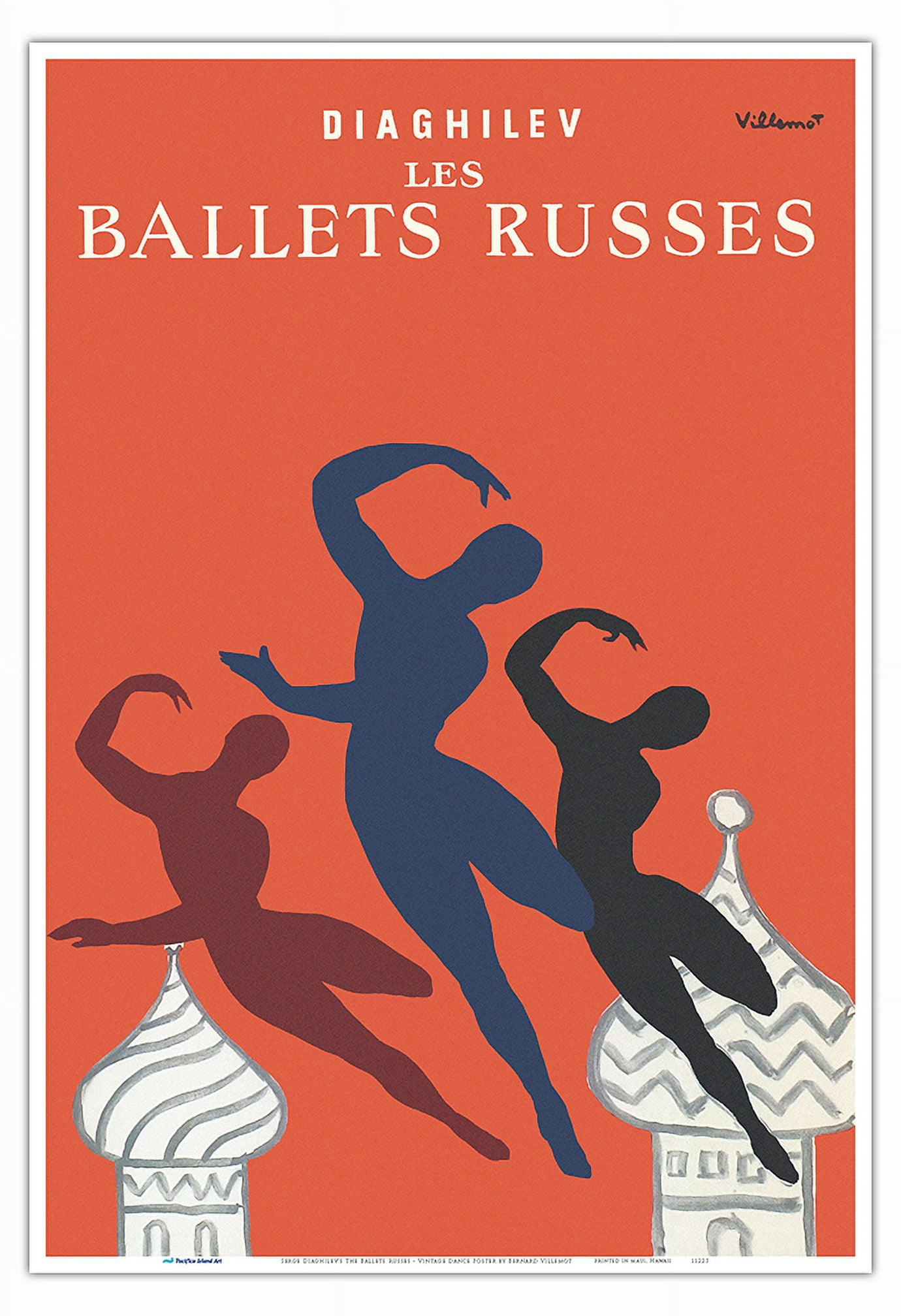 Serge Diaghilev’s The Ballets Russes - Vintage Dance Poster by Bernard ...