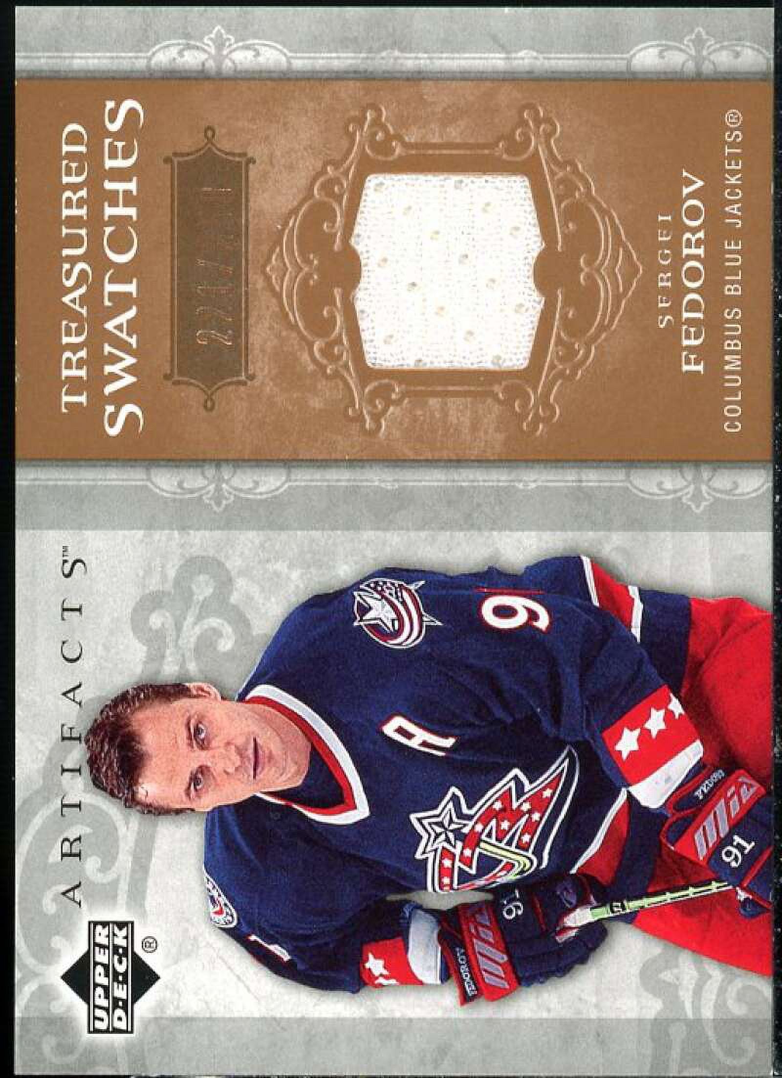 Sergei Fedorov Card 2006-07 Artifacts Treasured Swatches #TSSF ...