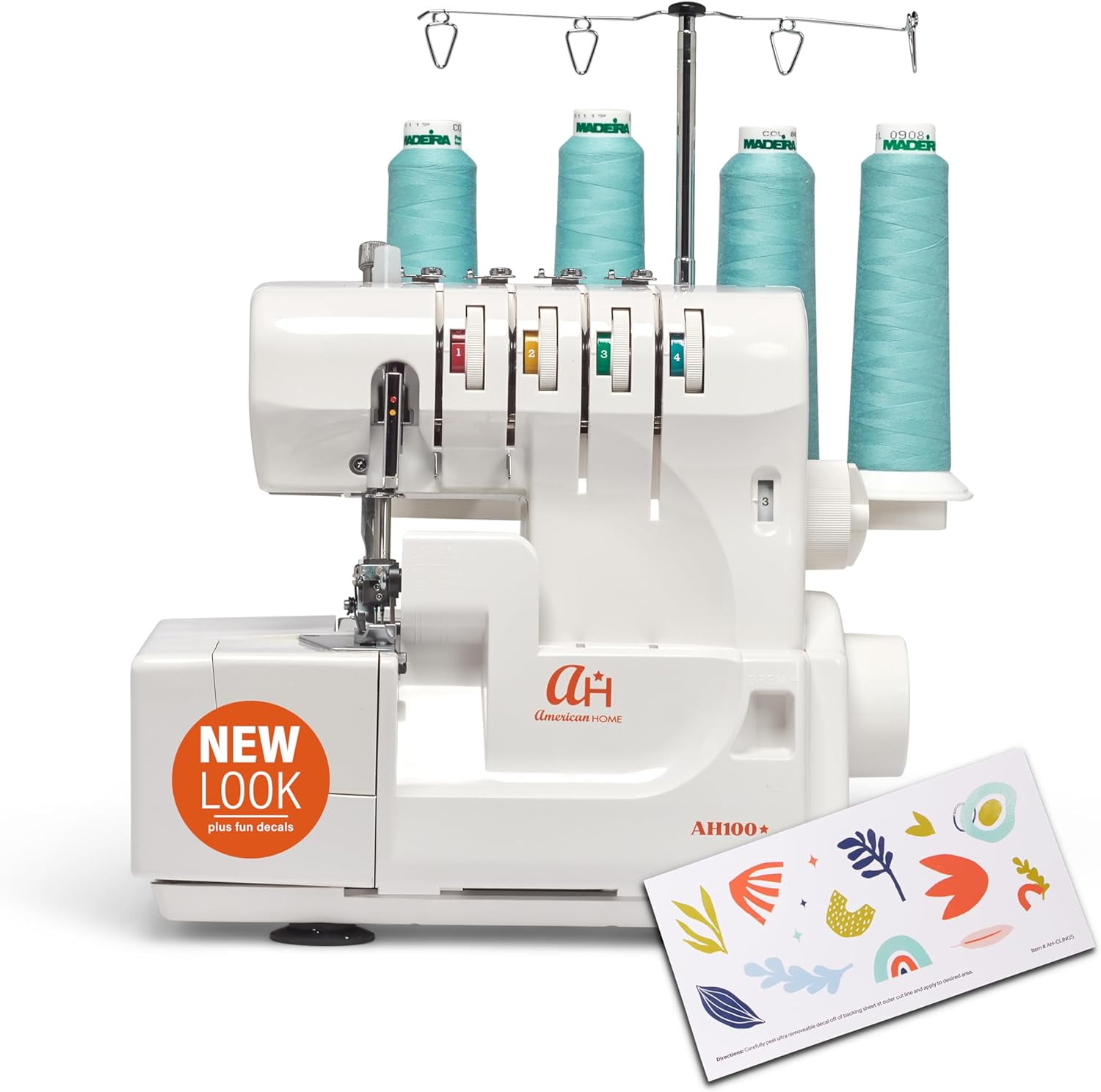 Serger Sewing Machine by American Home, Portable Stitching Machine Easy ...