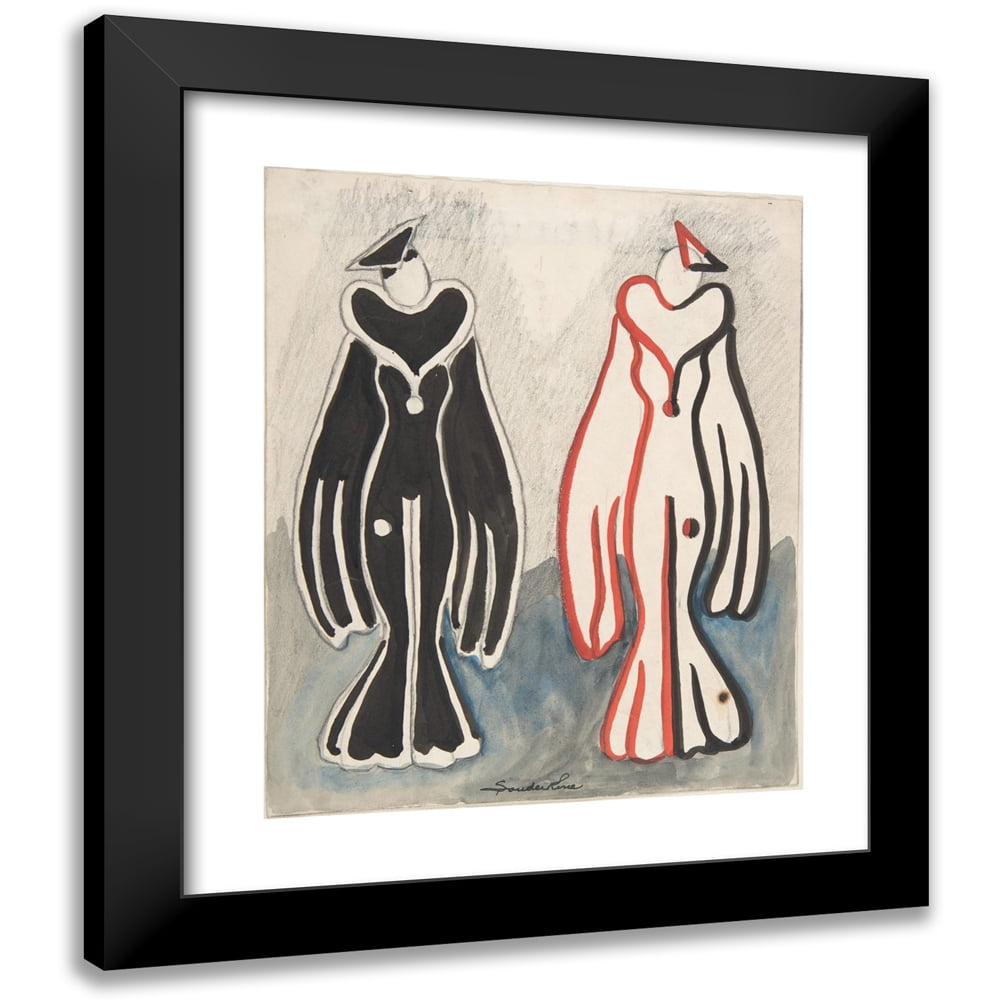 Sergey Yurievich Sudeikin 15x18 Black Modern Framed Museum Art Print ...