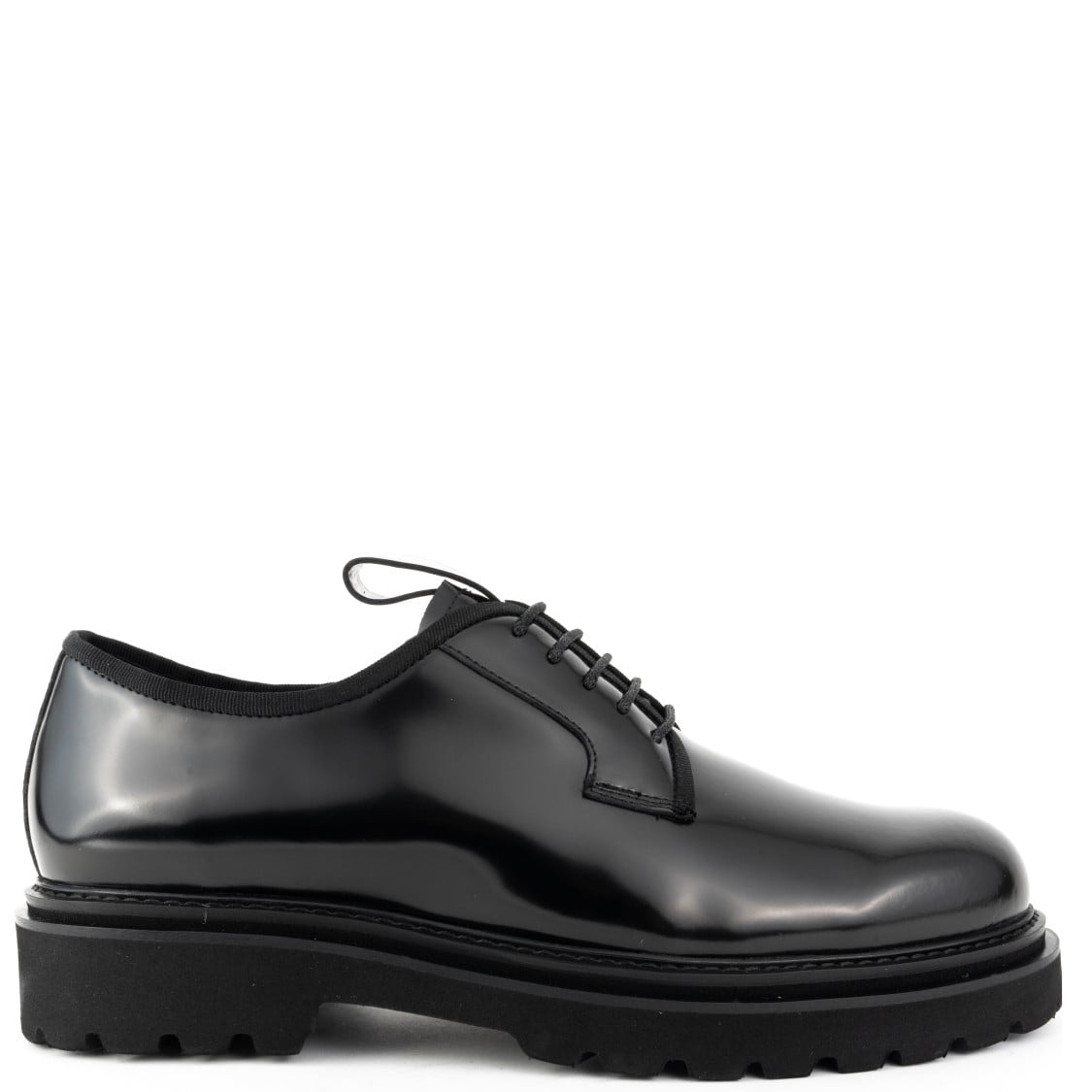 Sergio Moretti Classic Black Leather Formal Shoes Black (Men's ...