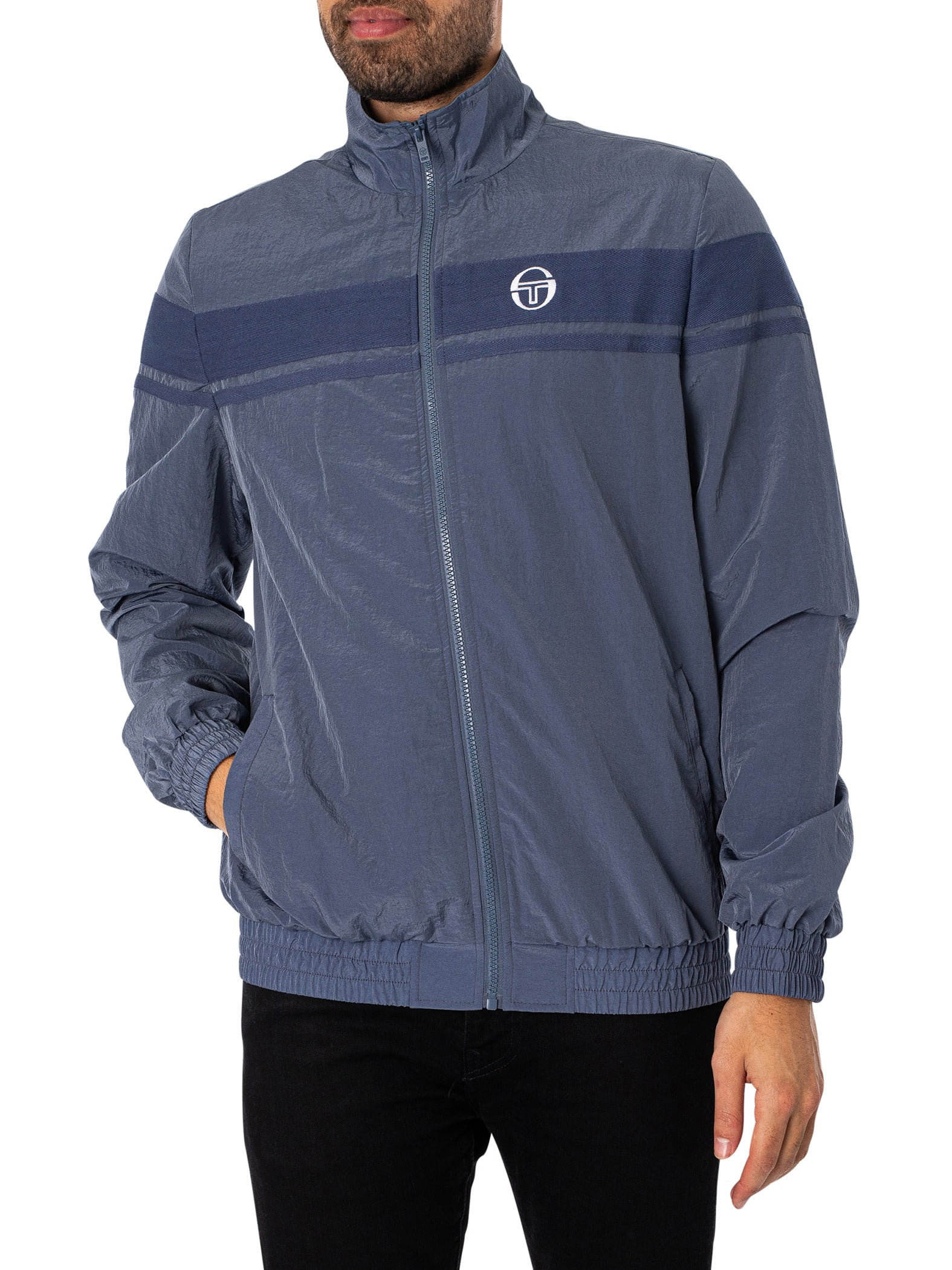 Sergio Tacchini Fredo Track Jacket, Grey - Walmart.com