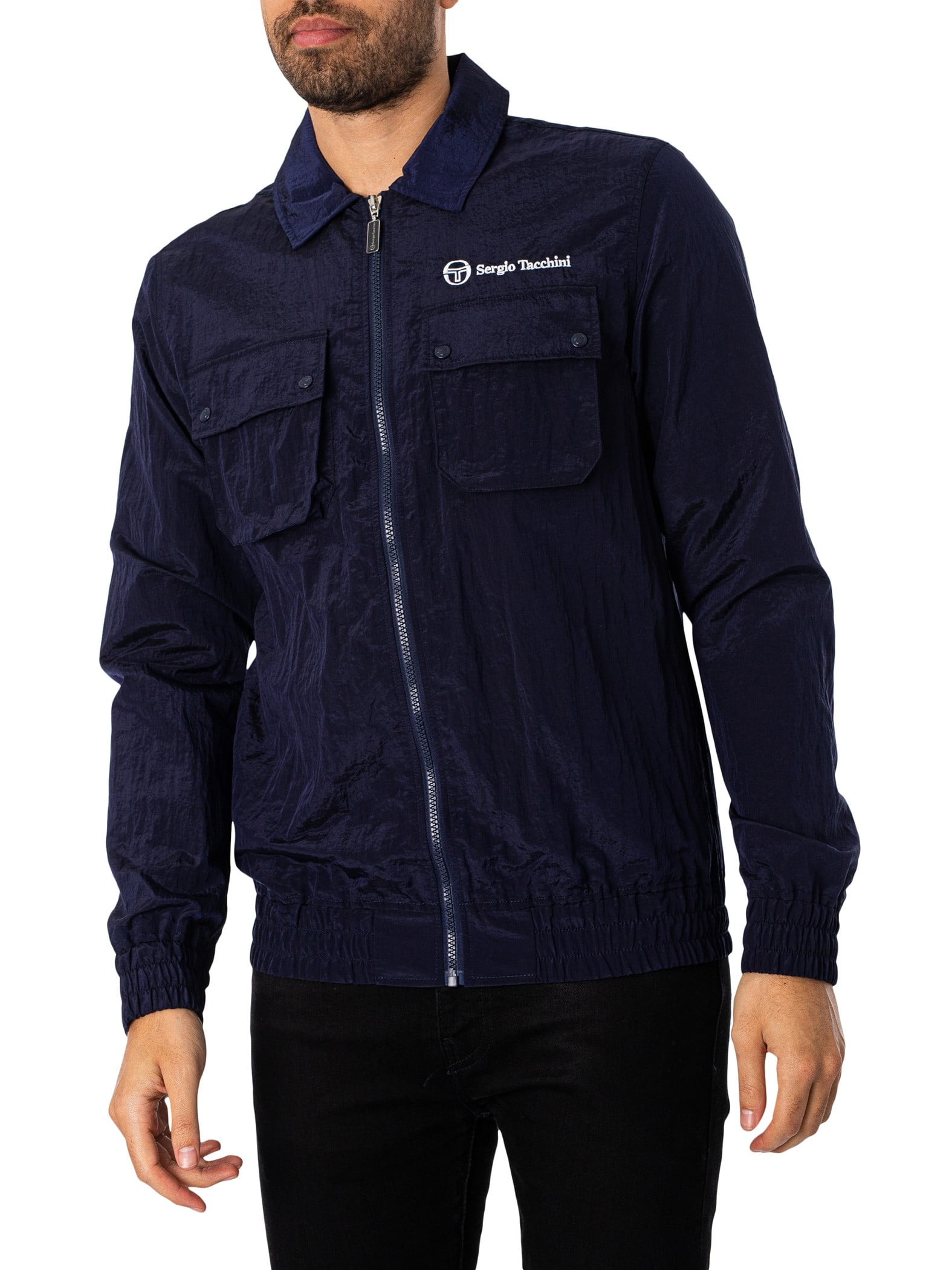 Sergio Tacchini New Devonte Track Jacket, Blue - Walmart.com