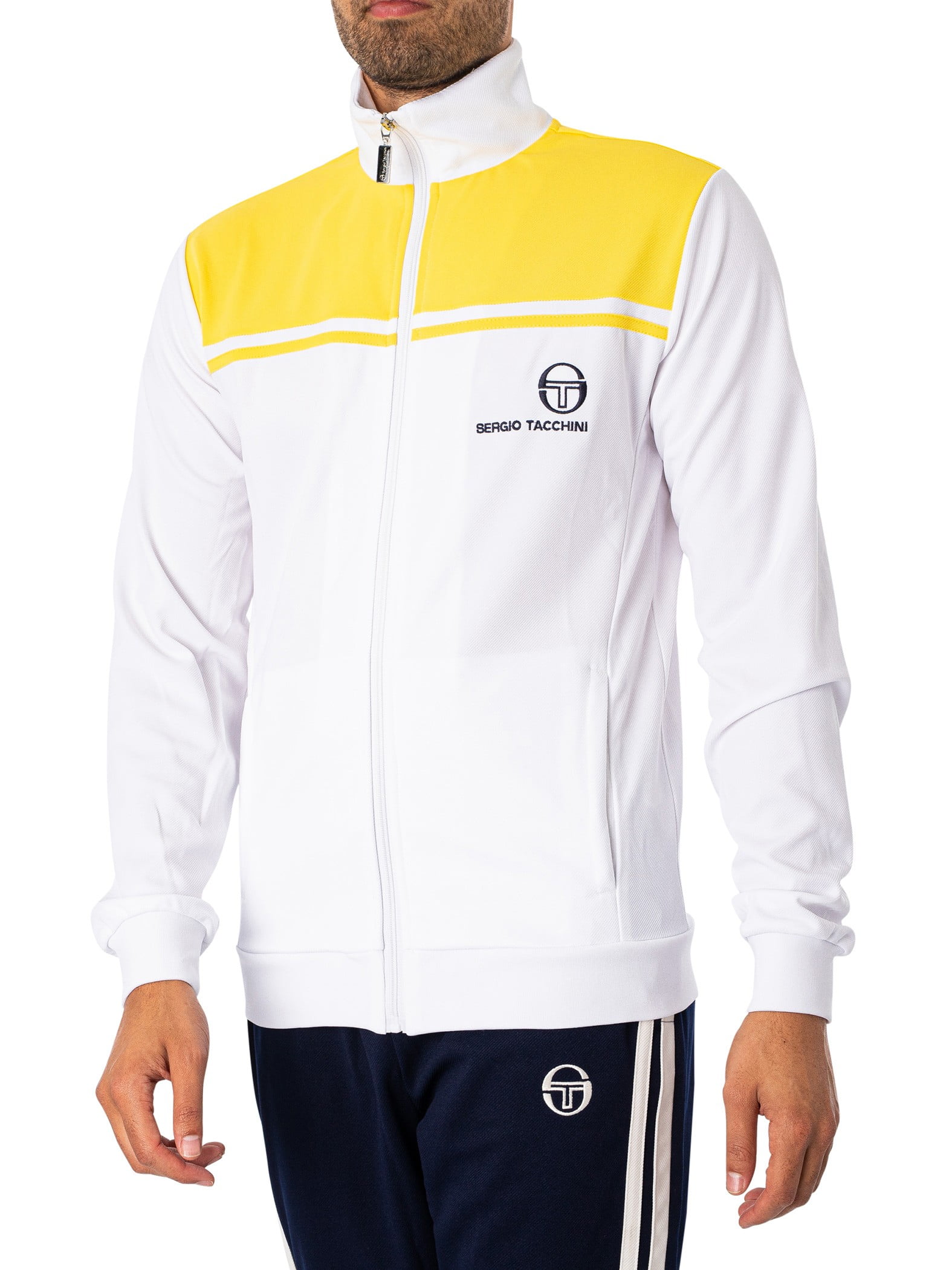 Sergio Tacchini New Young Line Track Jacket, White - Walmart.com