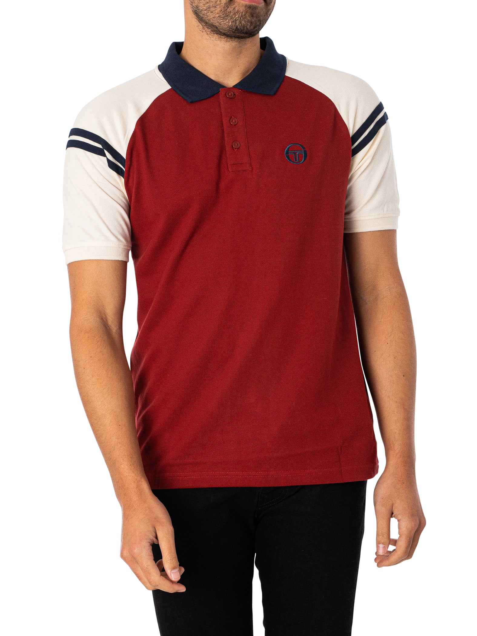 Sergio Tacchini Sonny Polo Shirt, Red - Walmart.com