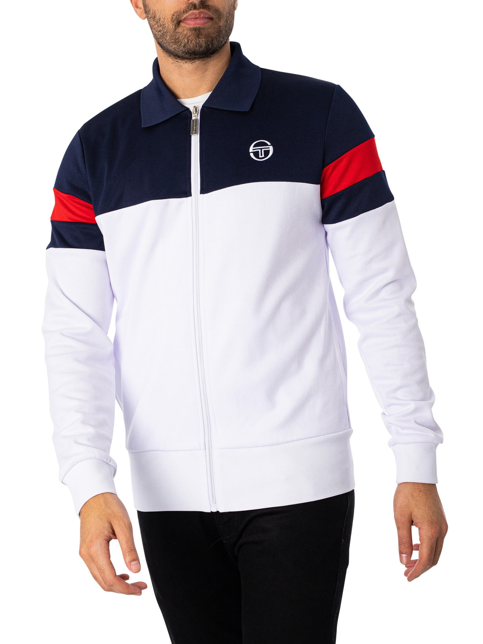 Sergio Tacchini Tomme Track Jacket, White - Walmart.com