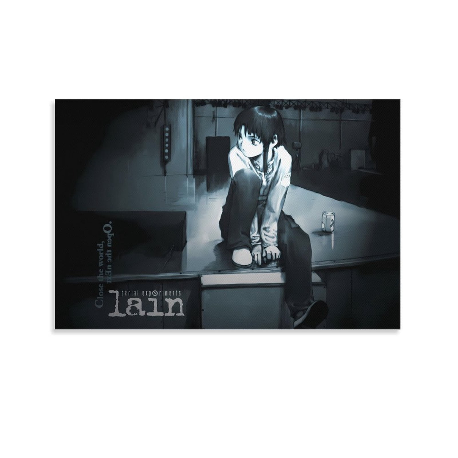 Serial Experiments Lain Poster Anime Lain Pictures Art Print Posters ...