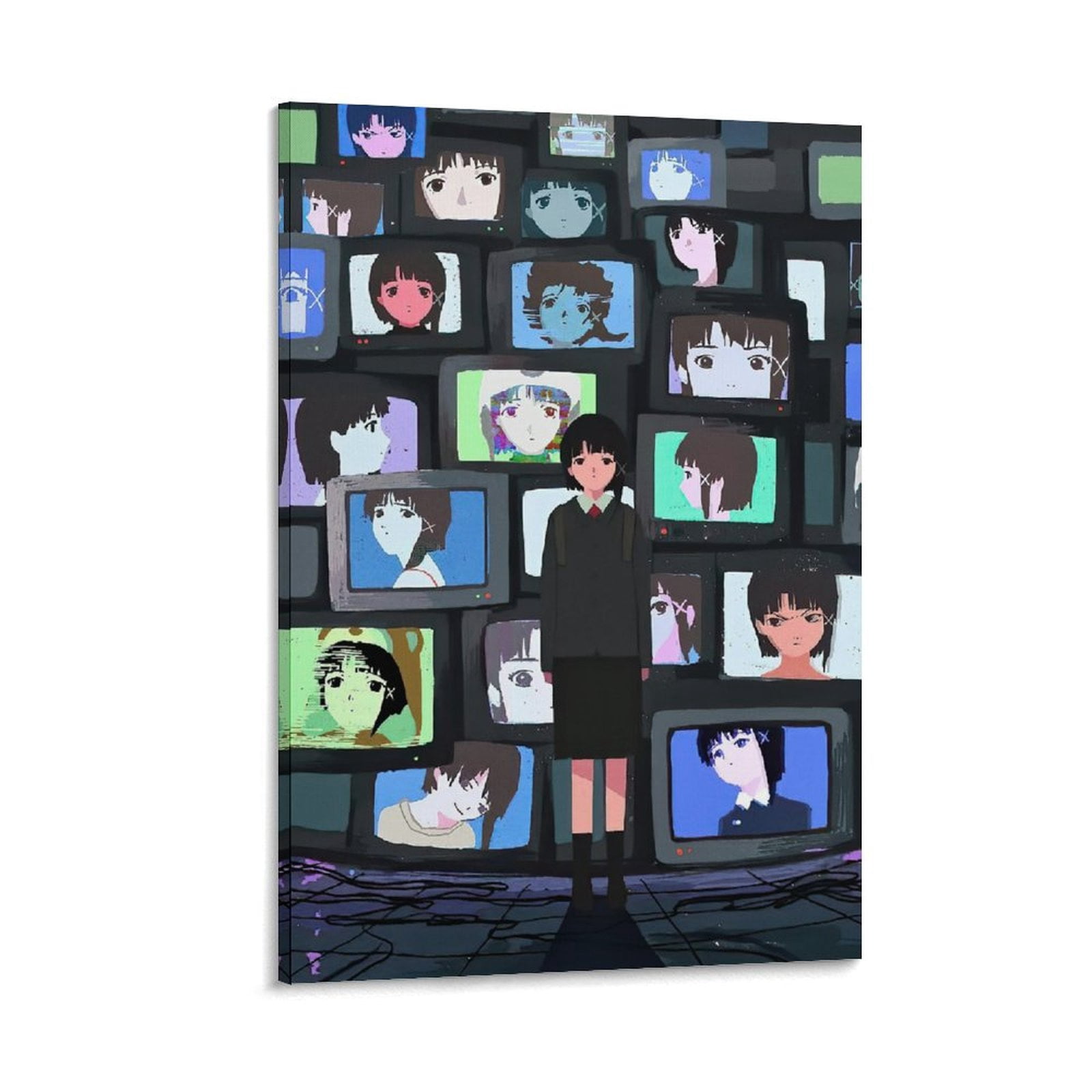 Serial Experiments Lain Poster Anime Lain Pictures Art Print Posters ...