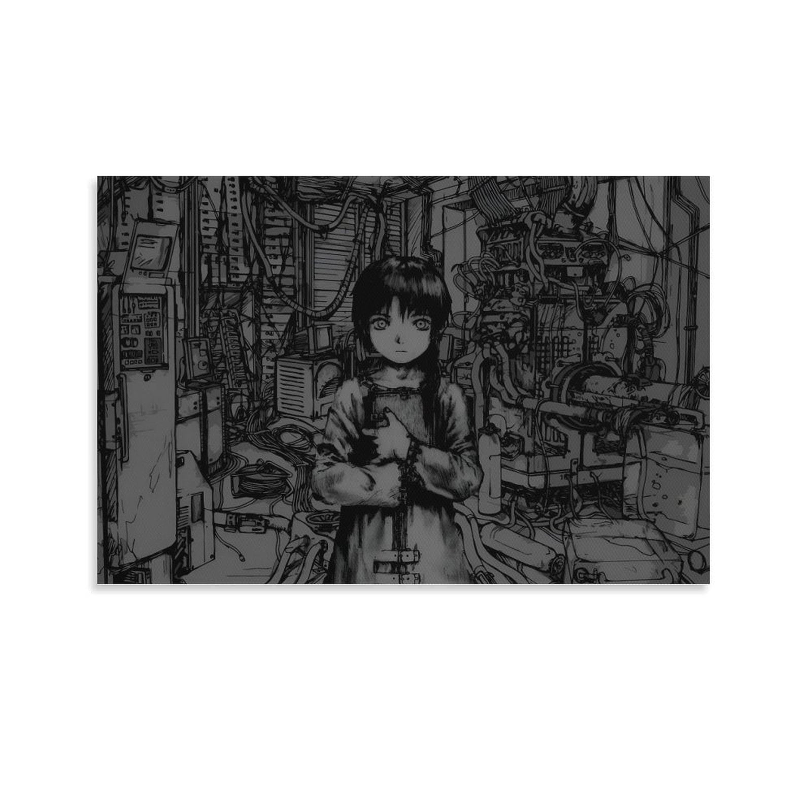 Serial Experiments Lain Poster Anime Lain Pictures Art Print Posters ...