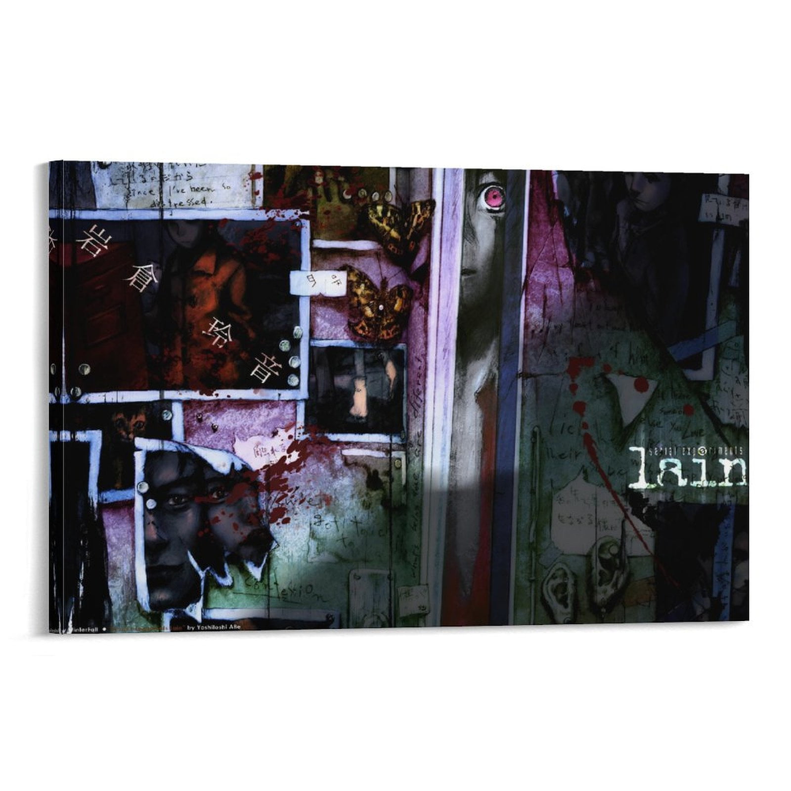 Serial Experiments Lain Poster Anime Lain Pictures Art Print Posters ...