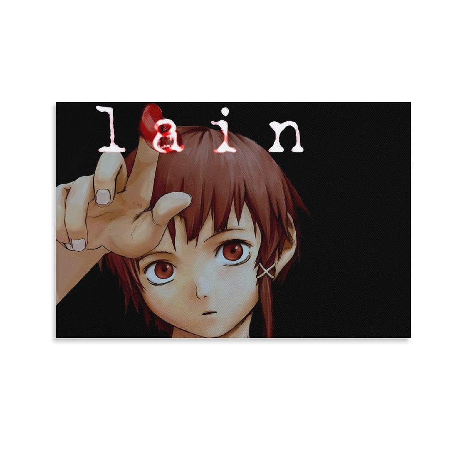 Serial Experiments Lain Poster Anime Lain Pictures Art Print Posters ...