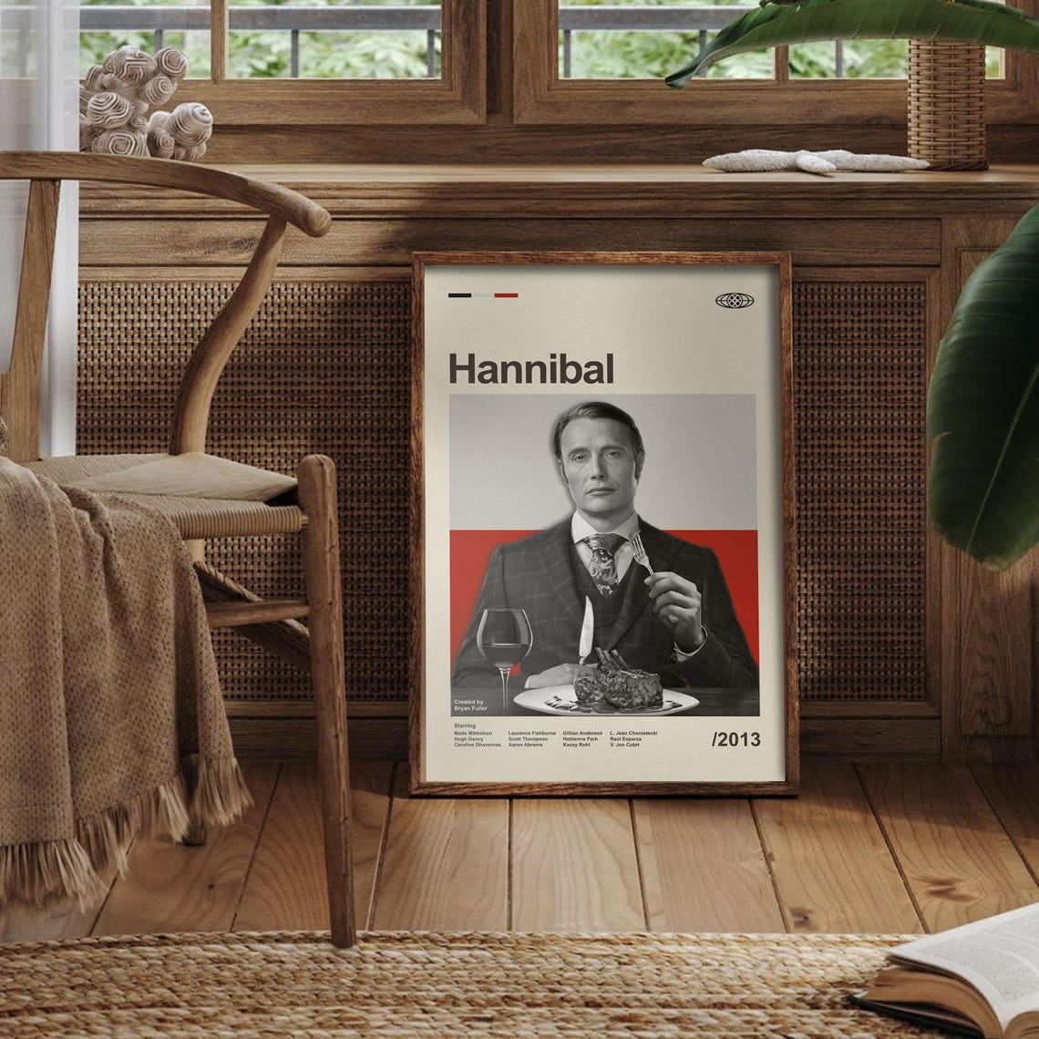 Serial Killer Hannibal Psychiatric Facility Cell Minimalist Black and ...