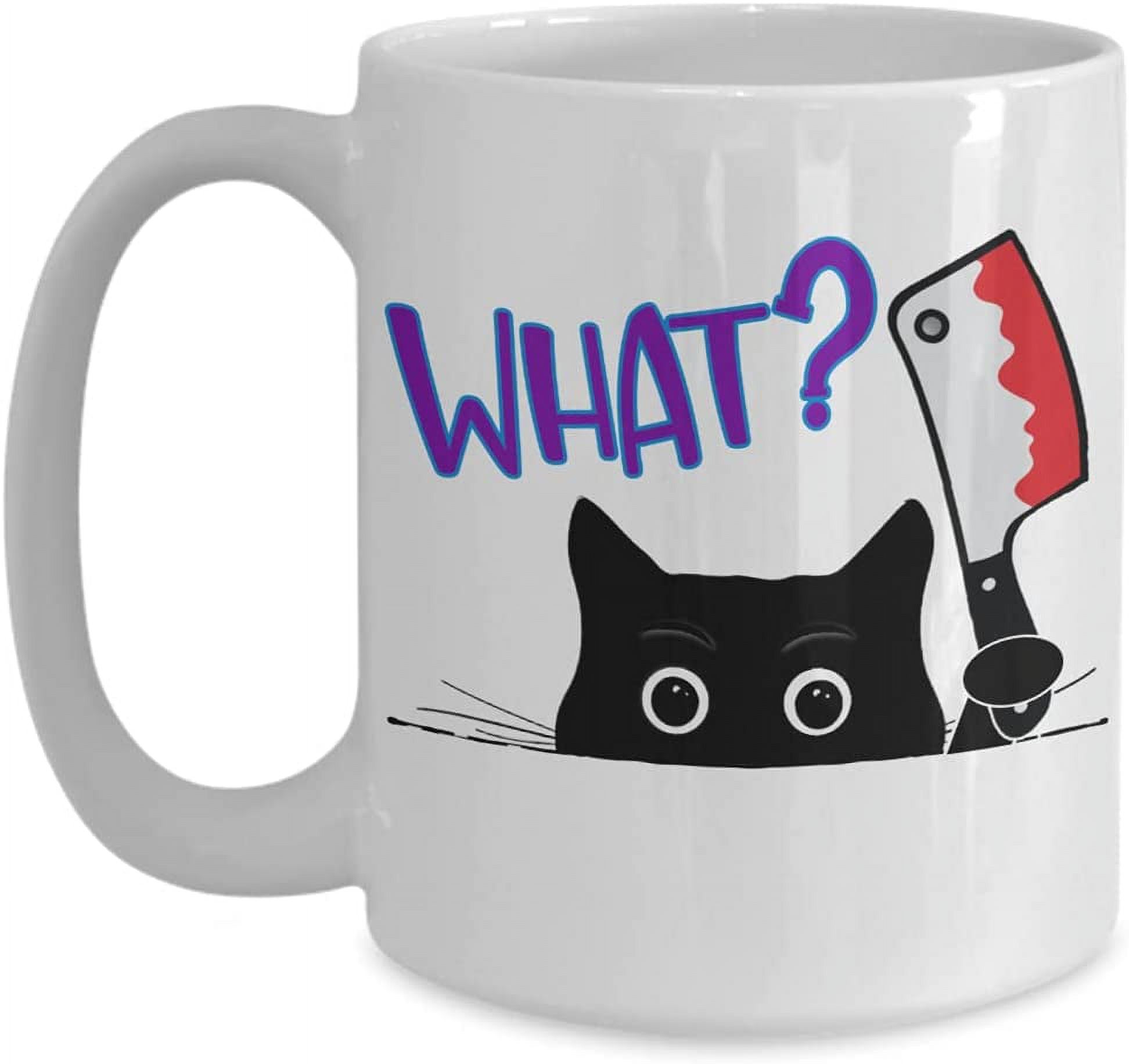 Serial Killer Murder Cat Mug True Crime Documentary Fans Funny Kitten ...