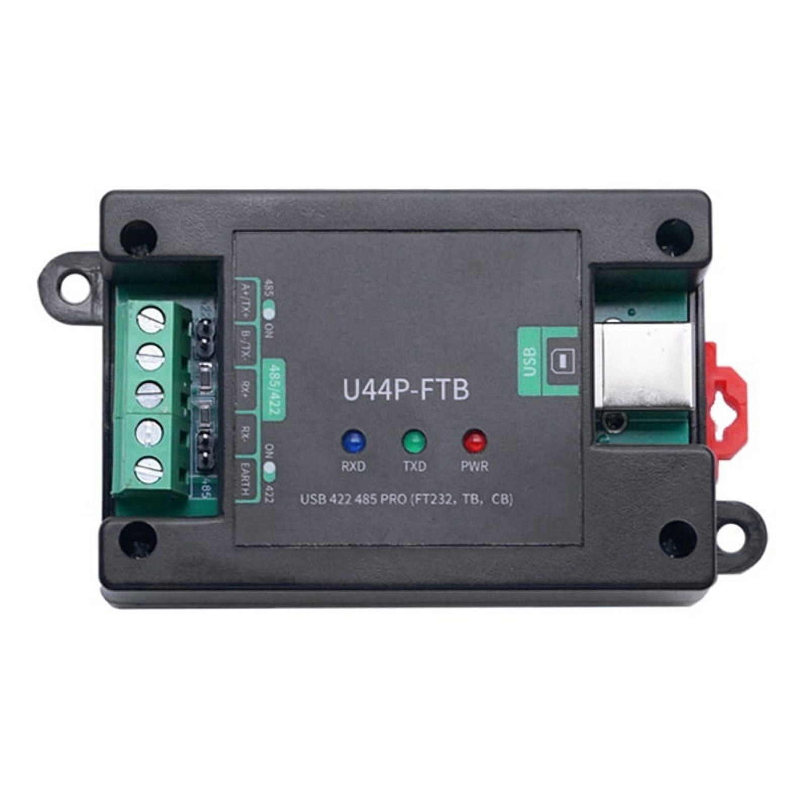 Serial Port Converter Module with Guide Rail DB9 Male/USB-B Interface ...