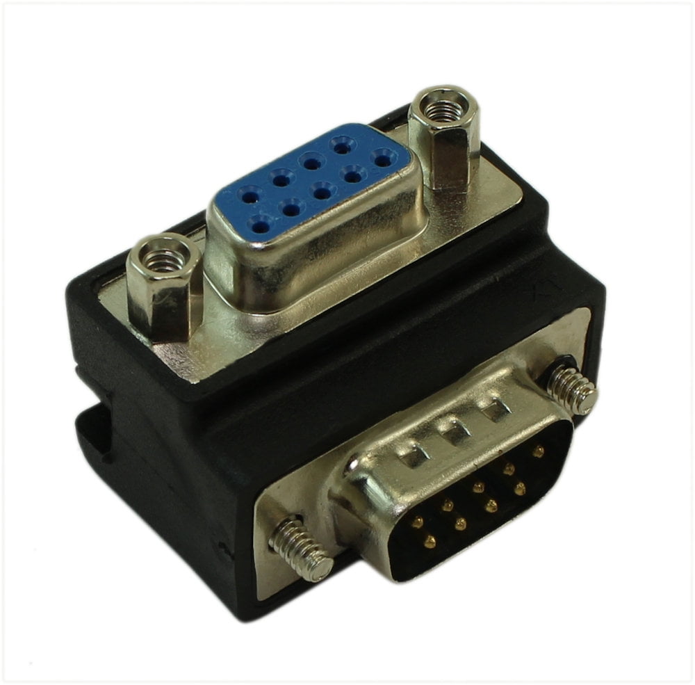Serial Port Right Angle Adapter DB9 (Style 2), Black: TV Accessories ...