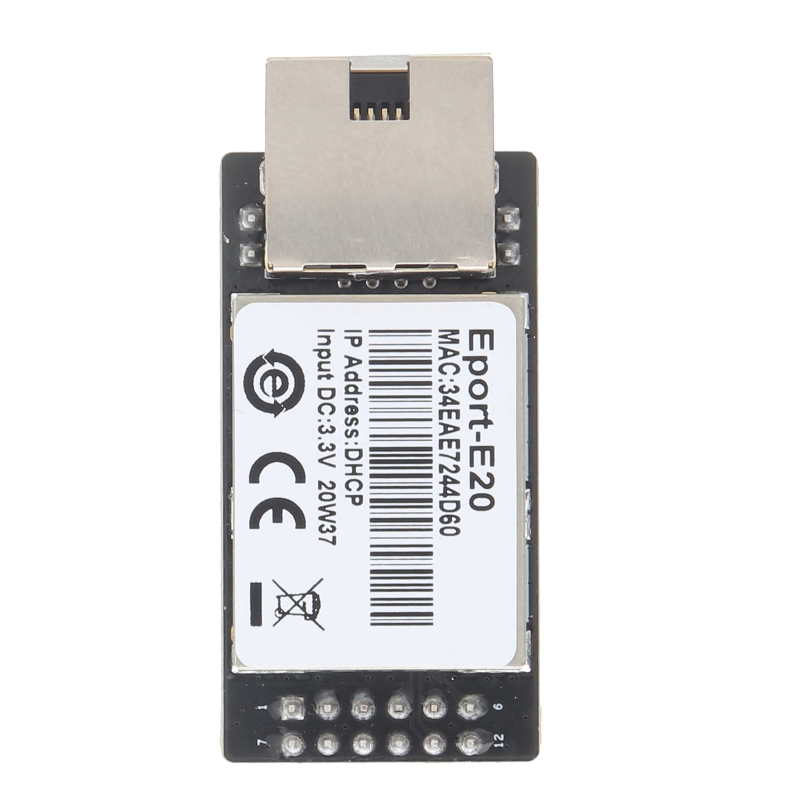 Serial To Ethernet Module Plastic Rj45 To Ttl Networking Device Hf E20