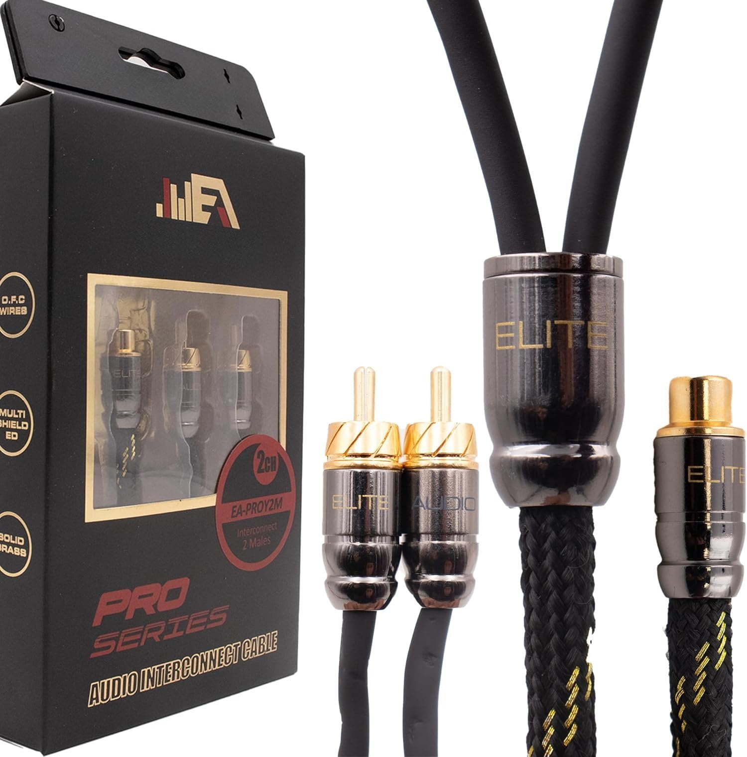 Series 1.5 ft. OFC Copper RCA Y- - Single Female to Dual Male RCA ...