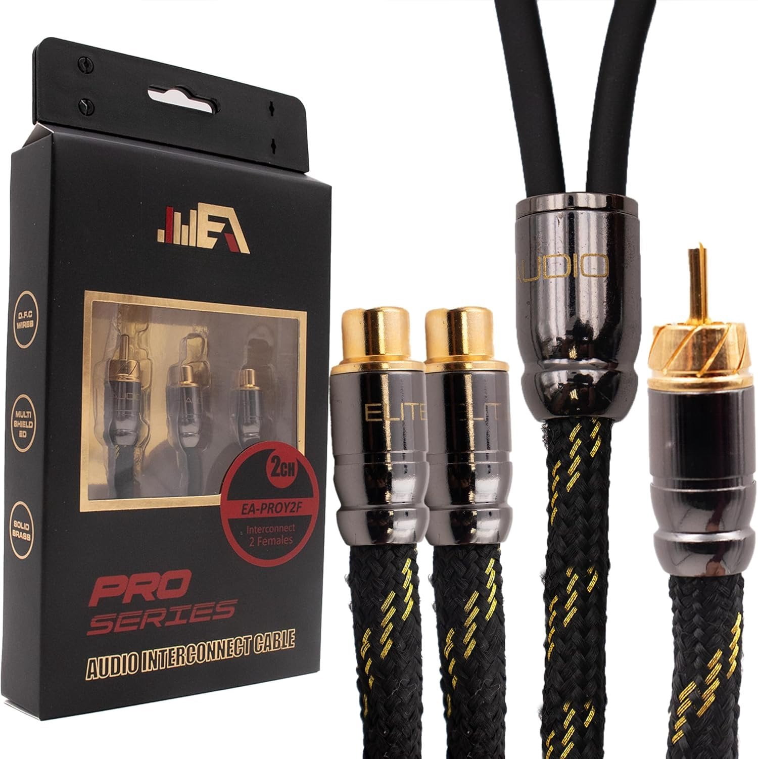 Series 1.5 ft. OFC Copper RCA Y- - Single Male to Dual Female RCA ...