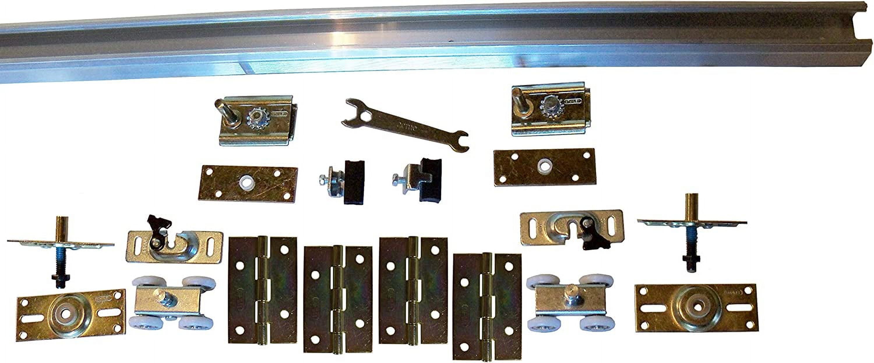 Series 1 Heavy Duty Bifold Track and Hardware Kit (48 inch 4-Door ...