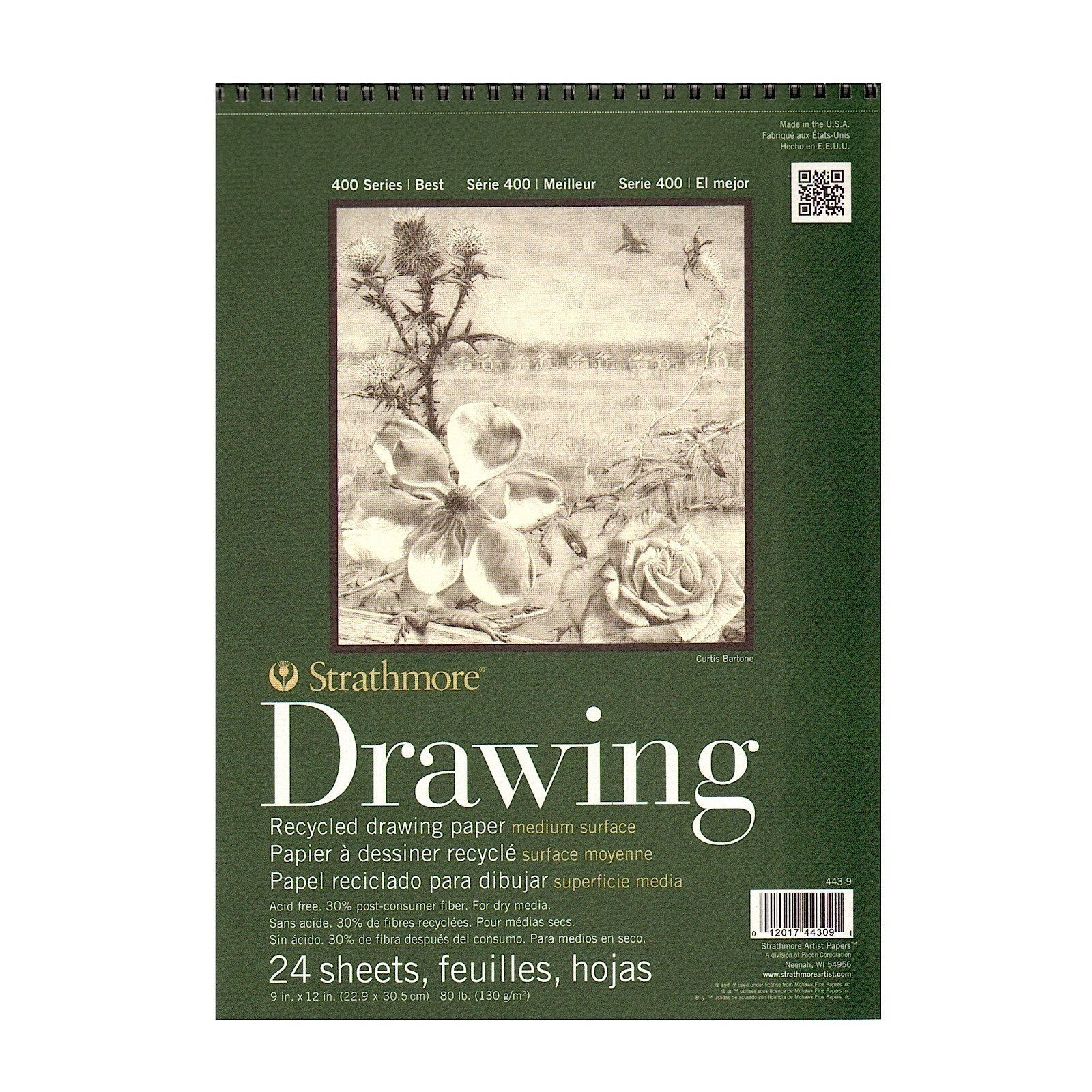 Series 400 Premium Recycled Drawing Pads 9 in. x 12 in. (pack of 3 ...