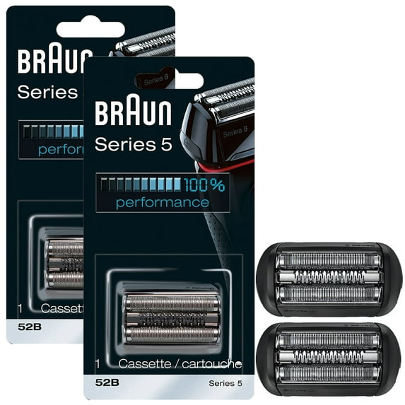 Series 5 Electric Shaver Replacement Head - 52B - Compatible with Braun Electric Razors Models ...