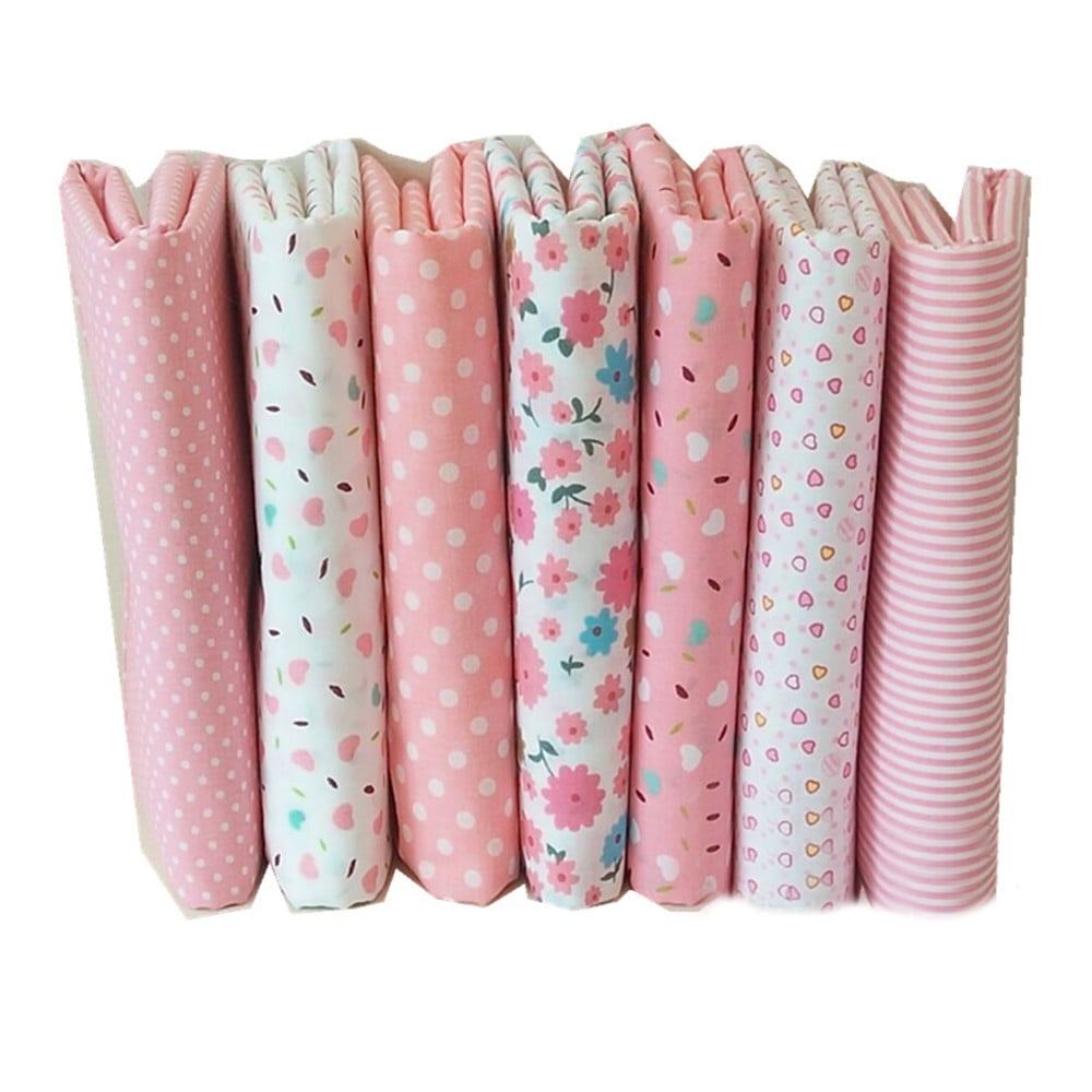 Series 7 Pieces Assorted Pre-Cut Thick Tabby Bundle Charm Cotton Quilt ...