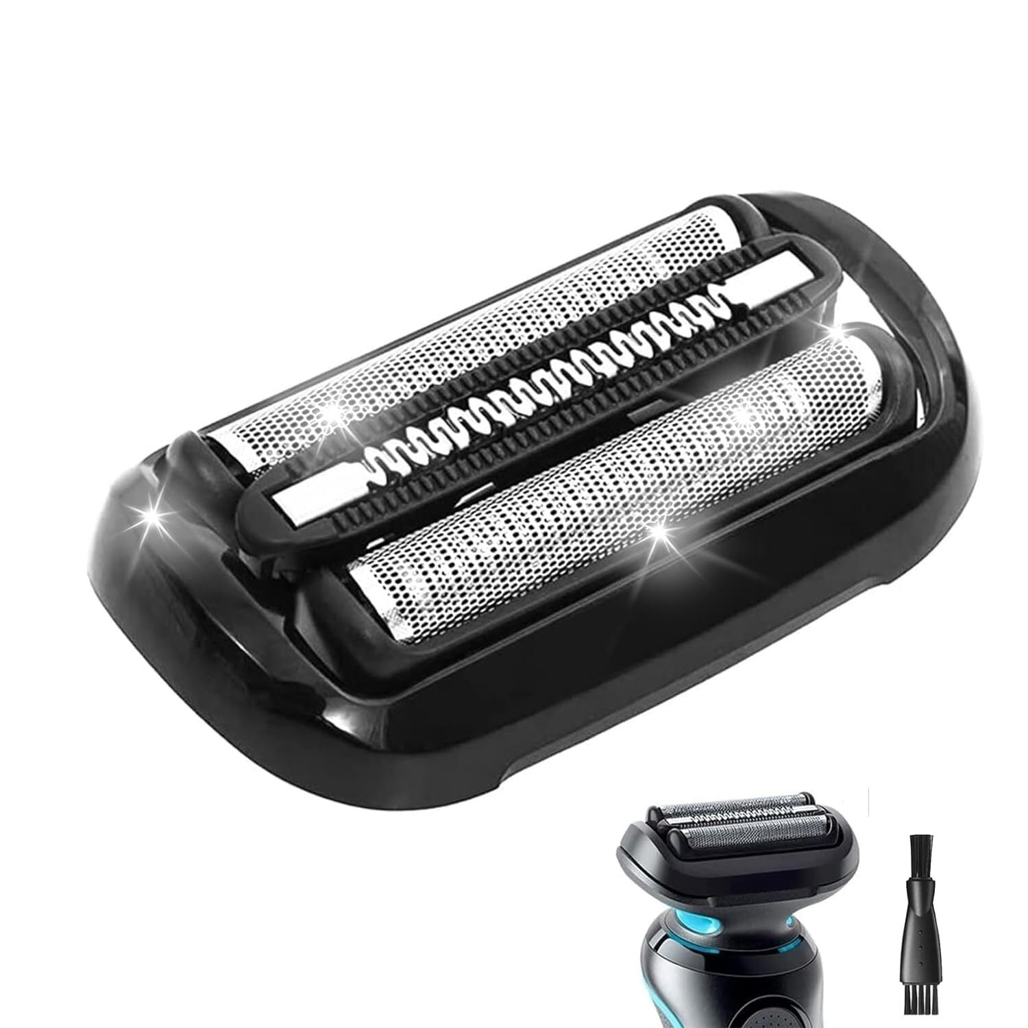 Series 9 94M Electric Shaver Head Replacement Part 94M Silver, Compatible with Braun Series 9 ...