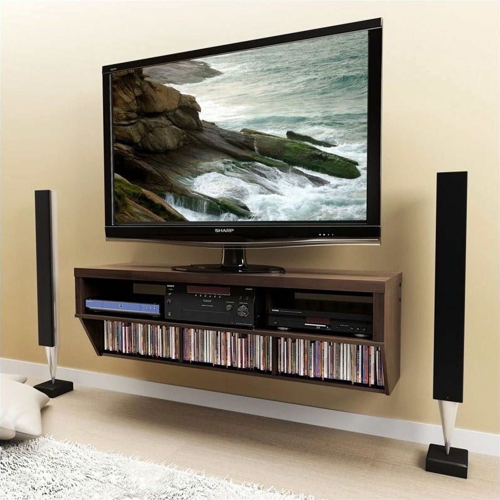 Series 9 Designer Collection 58" Wall-Mounted AV Console - Walmart.com