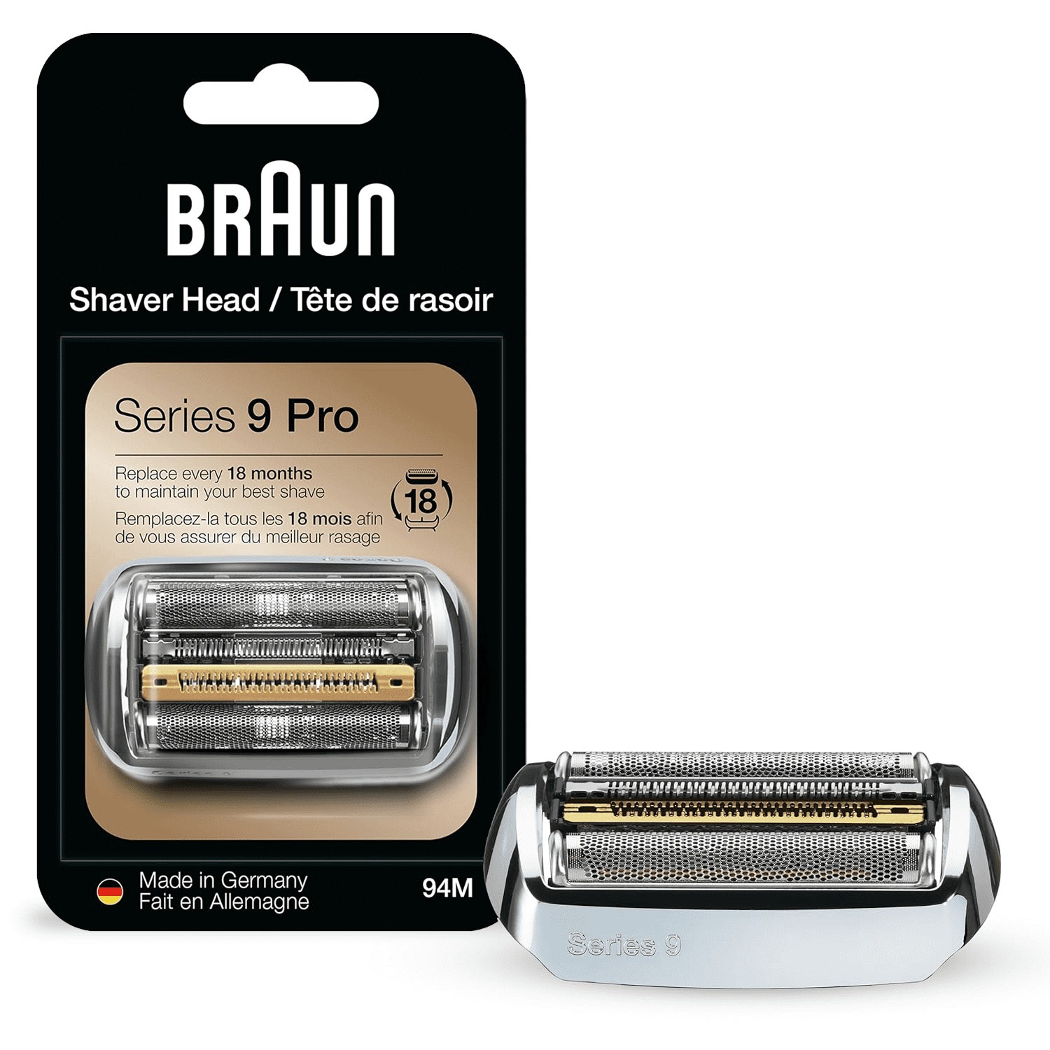 Series 9 Pro Electric Shaver Replacement Head Compatible with Braun Shavers - 94M - Compatible ...