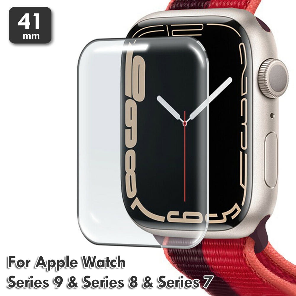 IC ICLOVER Apple Watch Screen Protector 45mm, Full Coverage Tempered ...