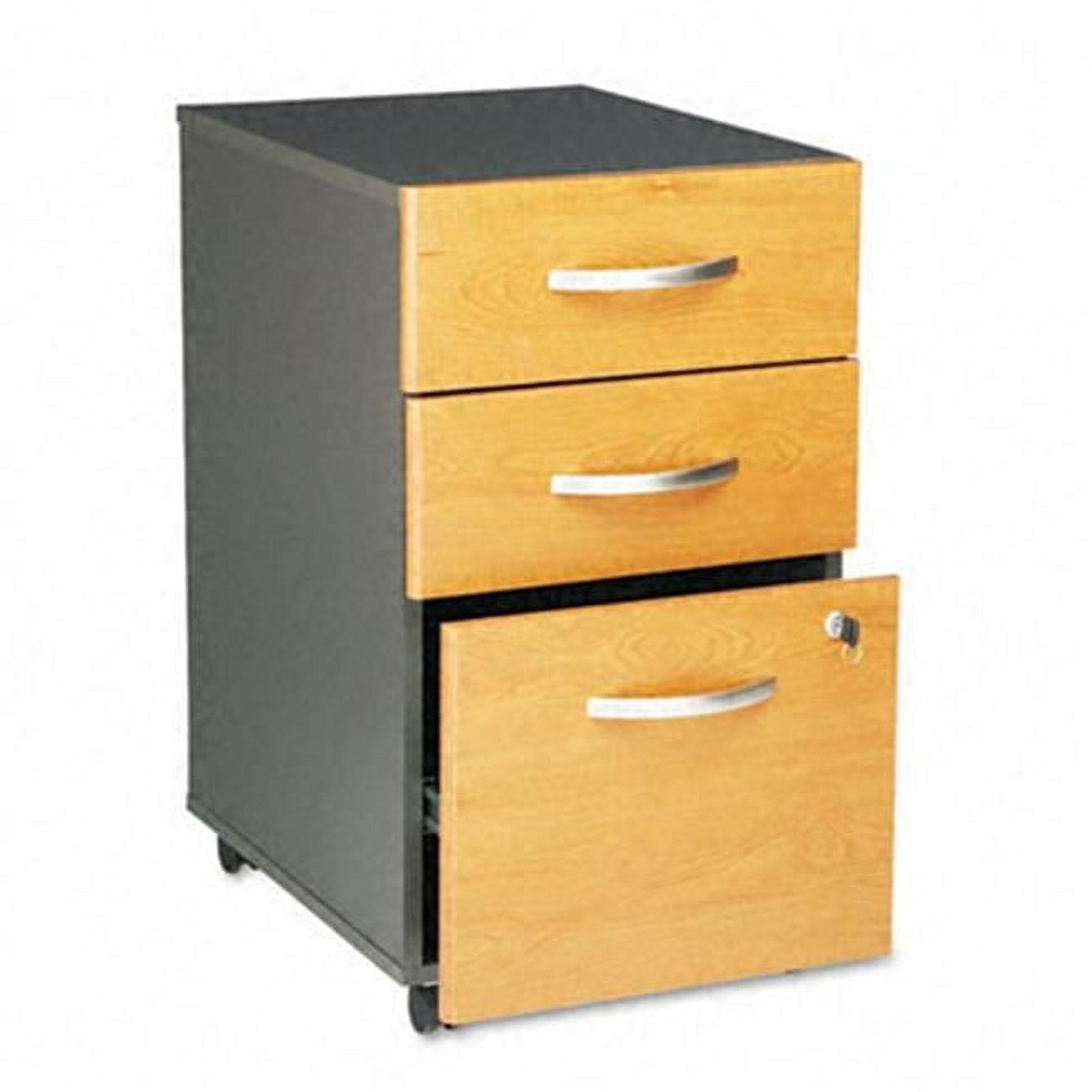Series C 3-Drawer Mobile Pedestal File- 28-1/8'' High- Graphite GY ...