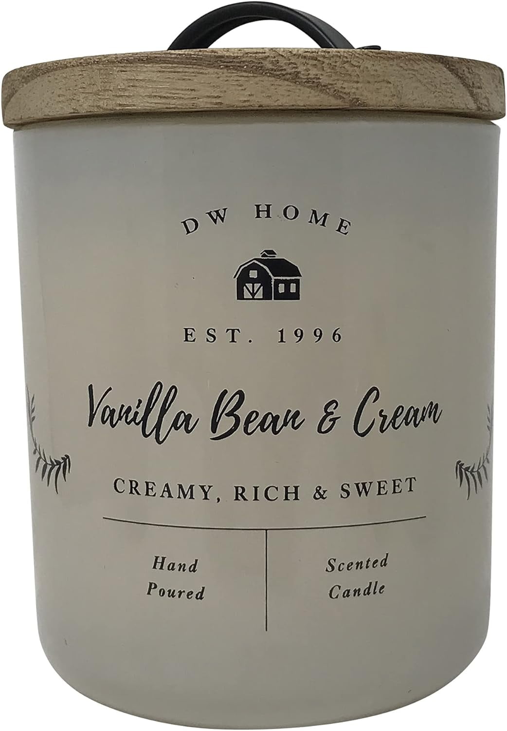 Series Hand Poured Richly Scented Single Wick Candle with Wood Lid, 9.3 ...