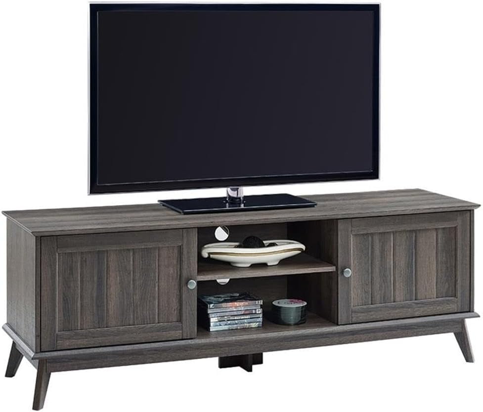 Series Modern TV Media Console Stand Entertainment Center with Two ...