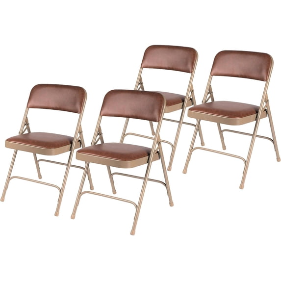 Series Premium Heavy Duty Vinyl Padded Folding Chairs, Commercial Grade ...