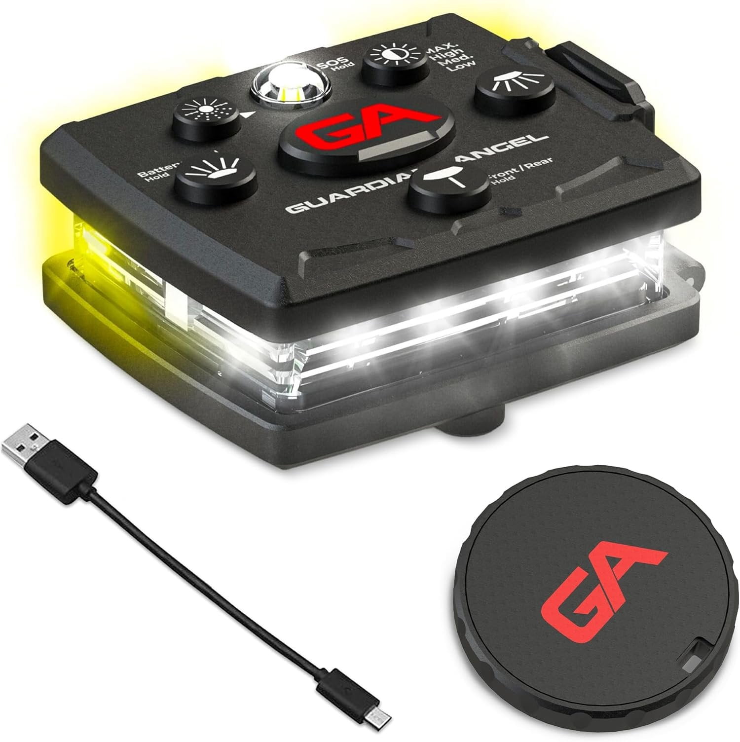 Series Safety Lights ( White Front & Yellow Rear) - Rechargeable ...