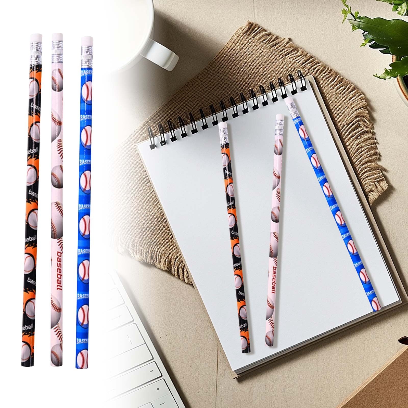 Series sports ball pencil eraser baseball-Sports Themed Pencils With ...