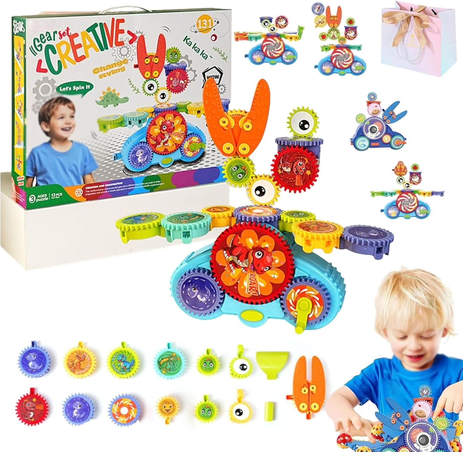 Serifik Creative Learning Building Blocks, Serifik Electric Gear ...