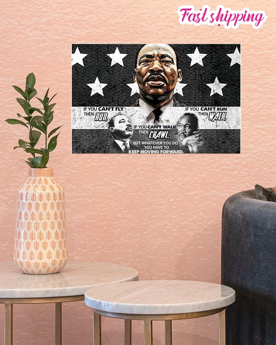 Serious Man If You Can't Fly Then Run Poster Wall Art Horizontal 11 x ...