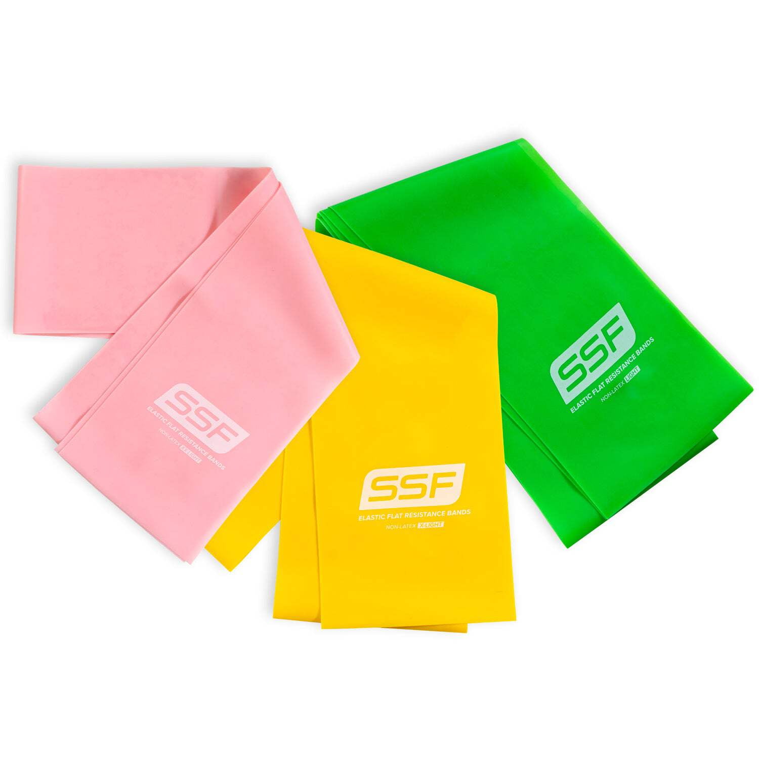 Serious Steel Fitness Flat Resistance Bands for Upper and Lower Body ...