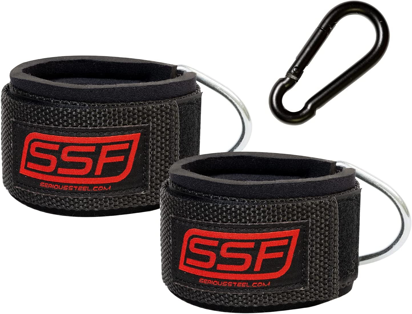 Serious Steel Fitness Leg Strength Training Ankle Cuffs (Pair ...