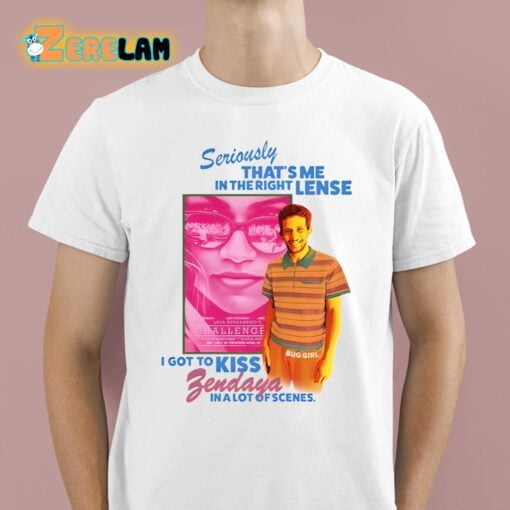 Seriously Thats Me In The Right Lense I Got To Kiss Zendaya In A Lot Of ...