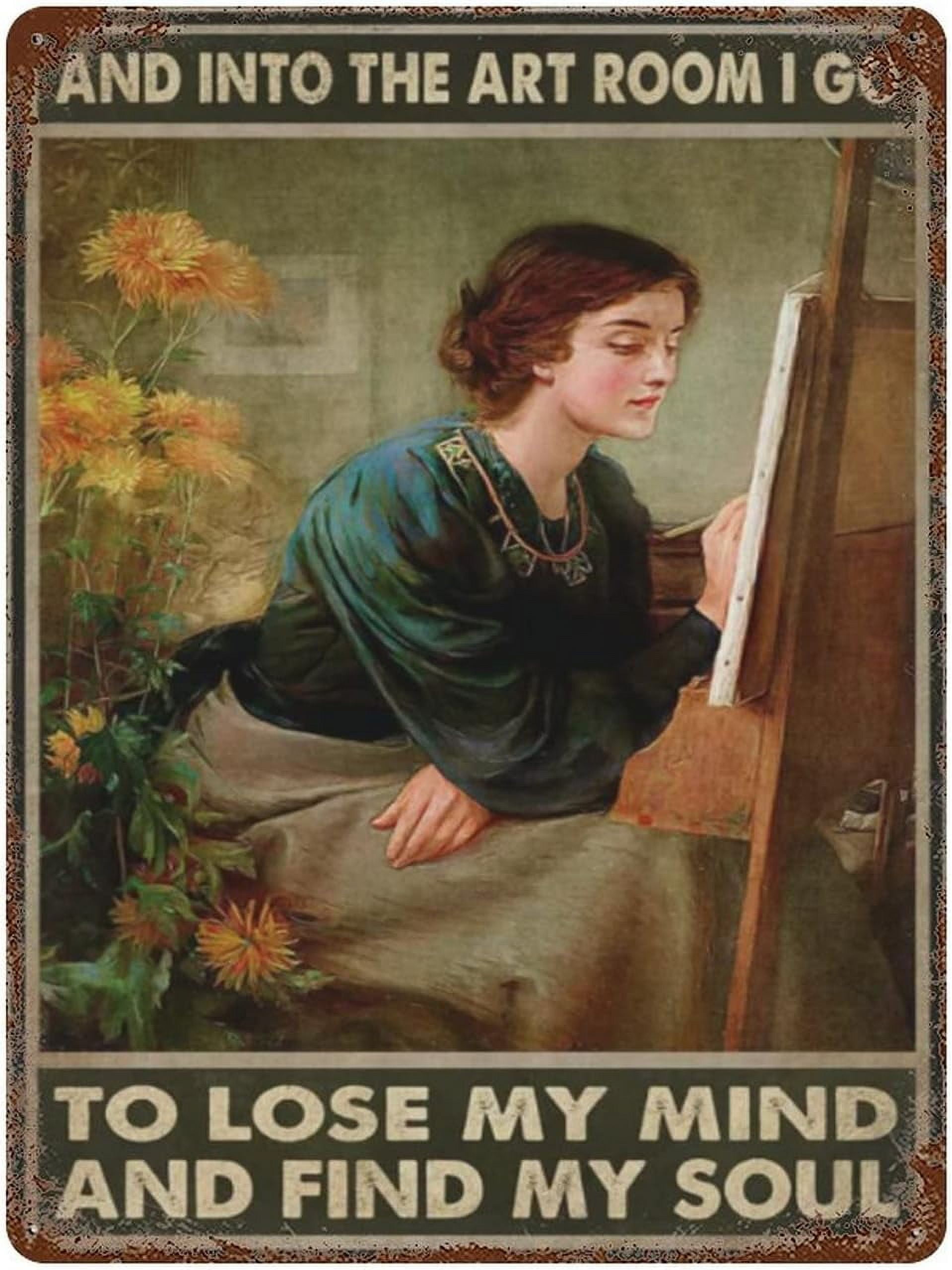 Seriously painting girls and flowers, then going into the art room, I'll lose my mind and find ...