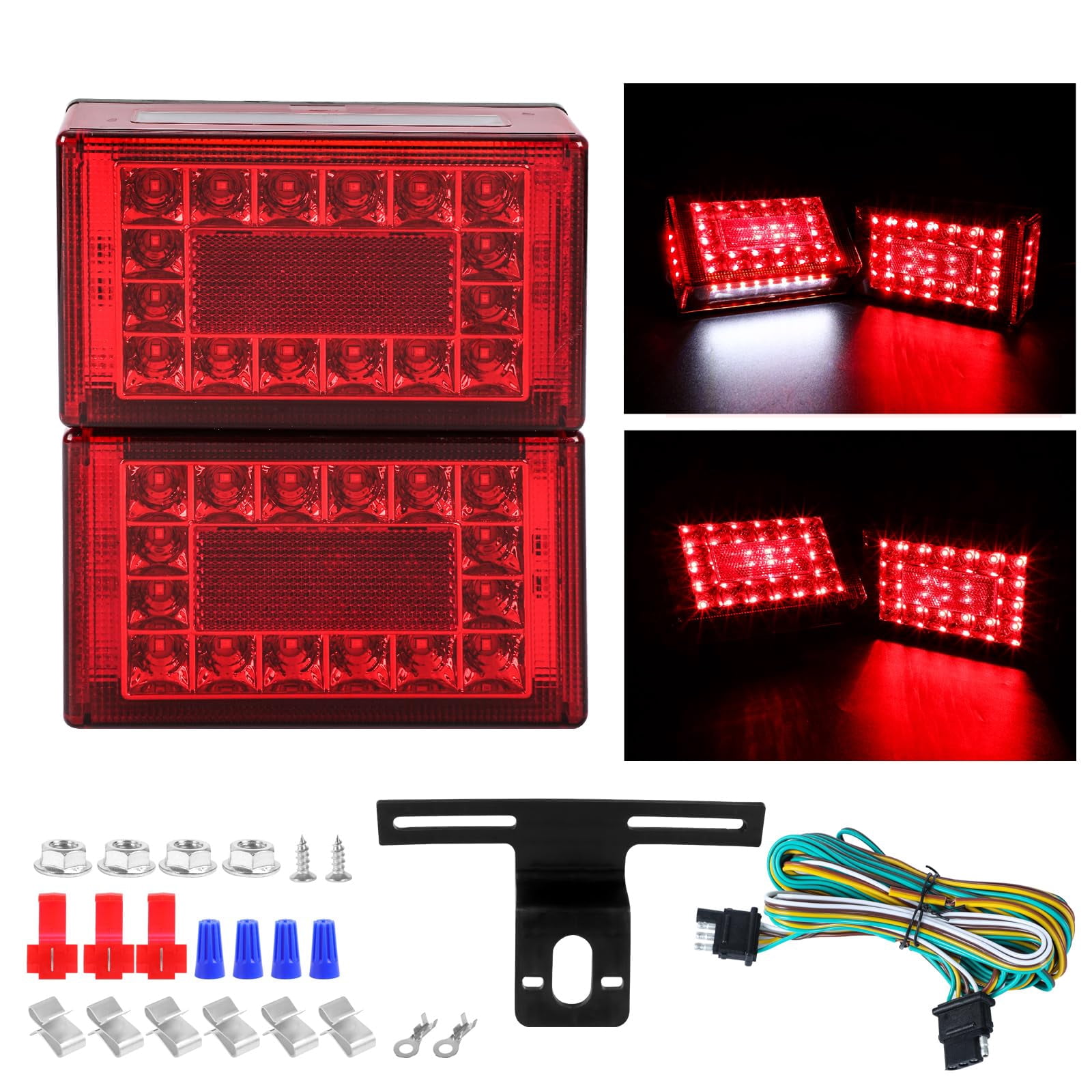 Serlainxin 6inch Boat RRF12 Lights Kit, Submersible Lights Led, 6x3-1 ...