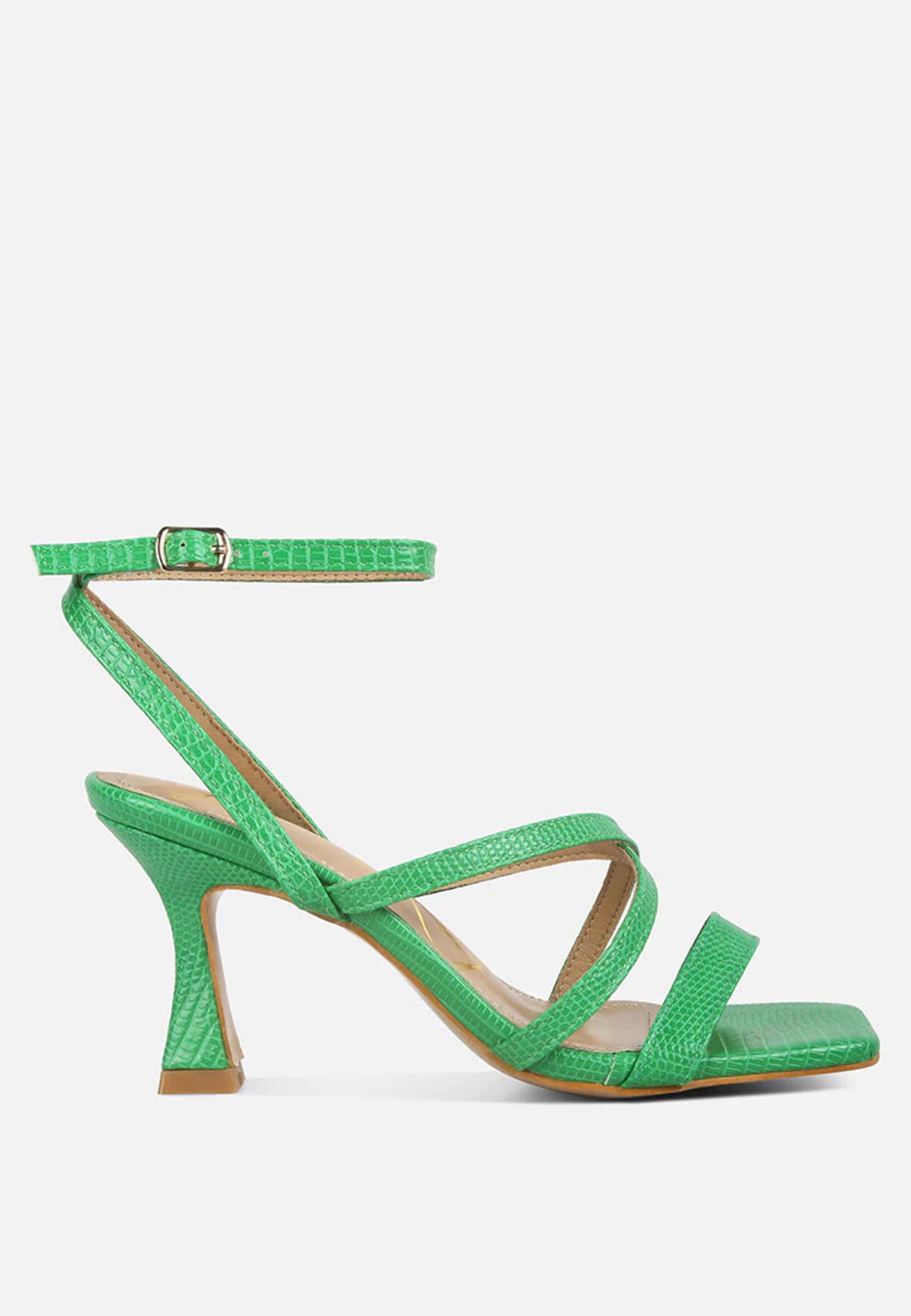 Serling Croc Spool Heel Sandals - Walmart.com