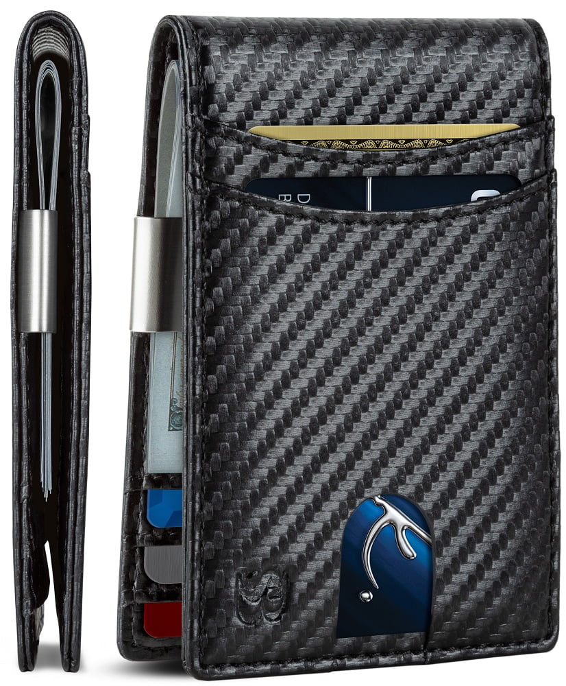 Serman Brands Men's RFID Blocking Slim Wallet | Full Grain Leather ...