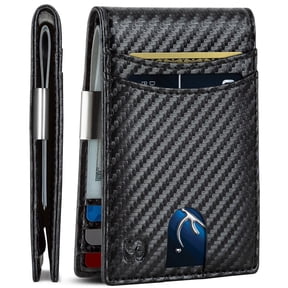 Serman Brands Money Clip Slim Wallet | Mens Wallets Thin Front Pocket ...